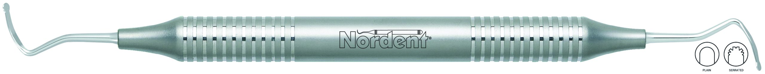 Gingival Cord Packer #213 (Serrated) - Nordent Manufacturing