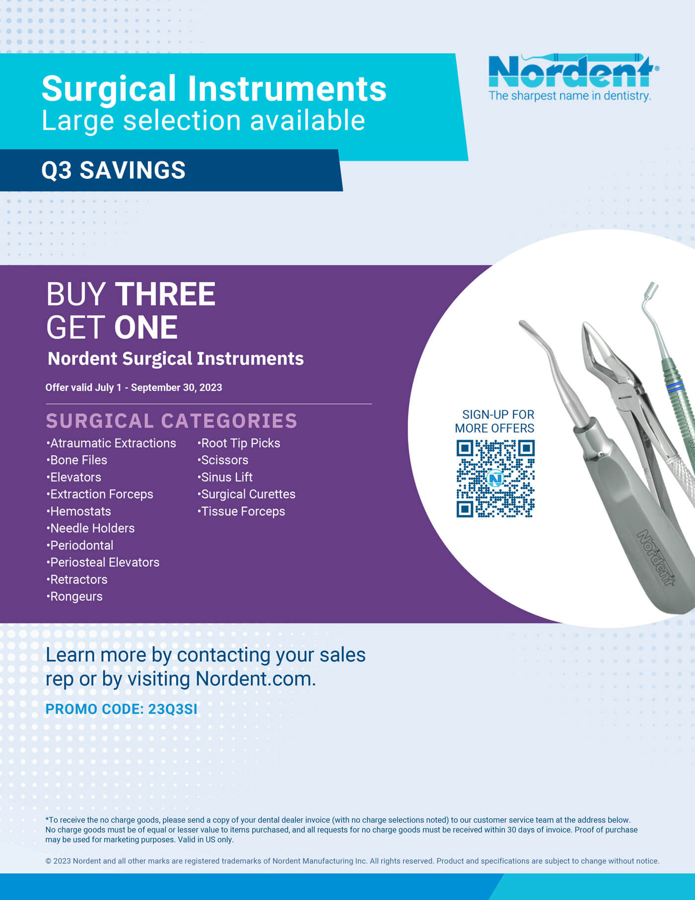Quarterly Promotions – Nordent Manufacturing