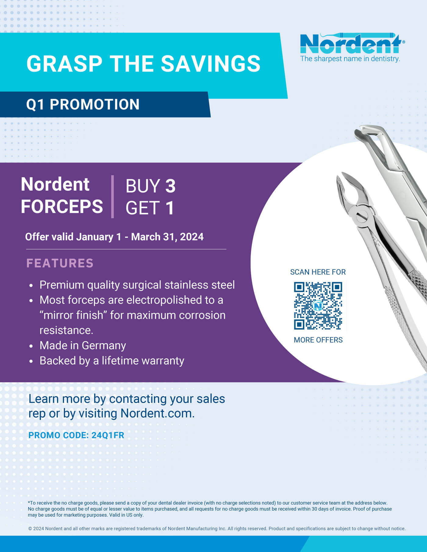 Quarterly Promotions - Nordent Manufacturing