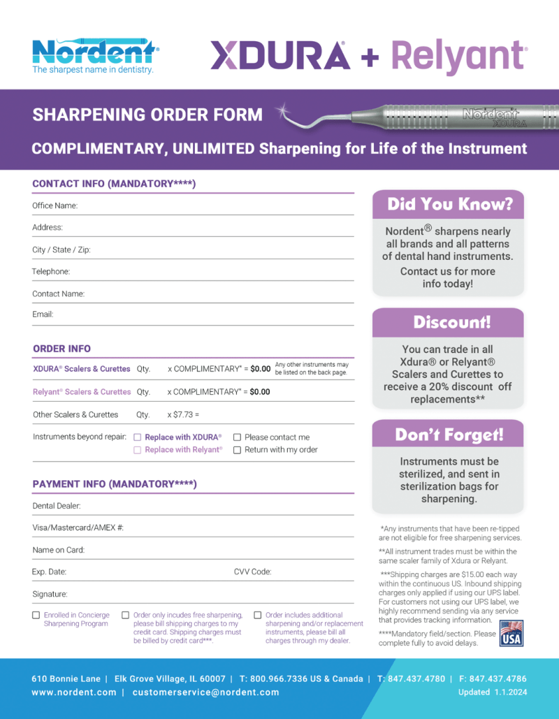 Downloads - Nordent Manufacturing