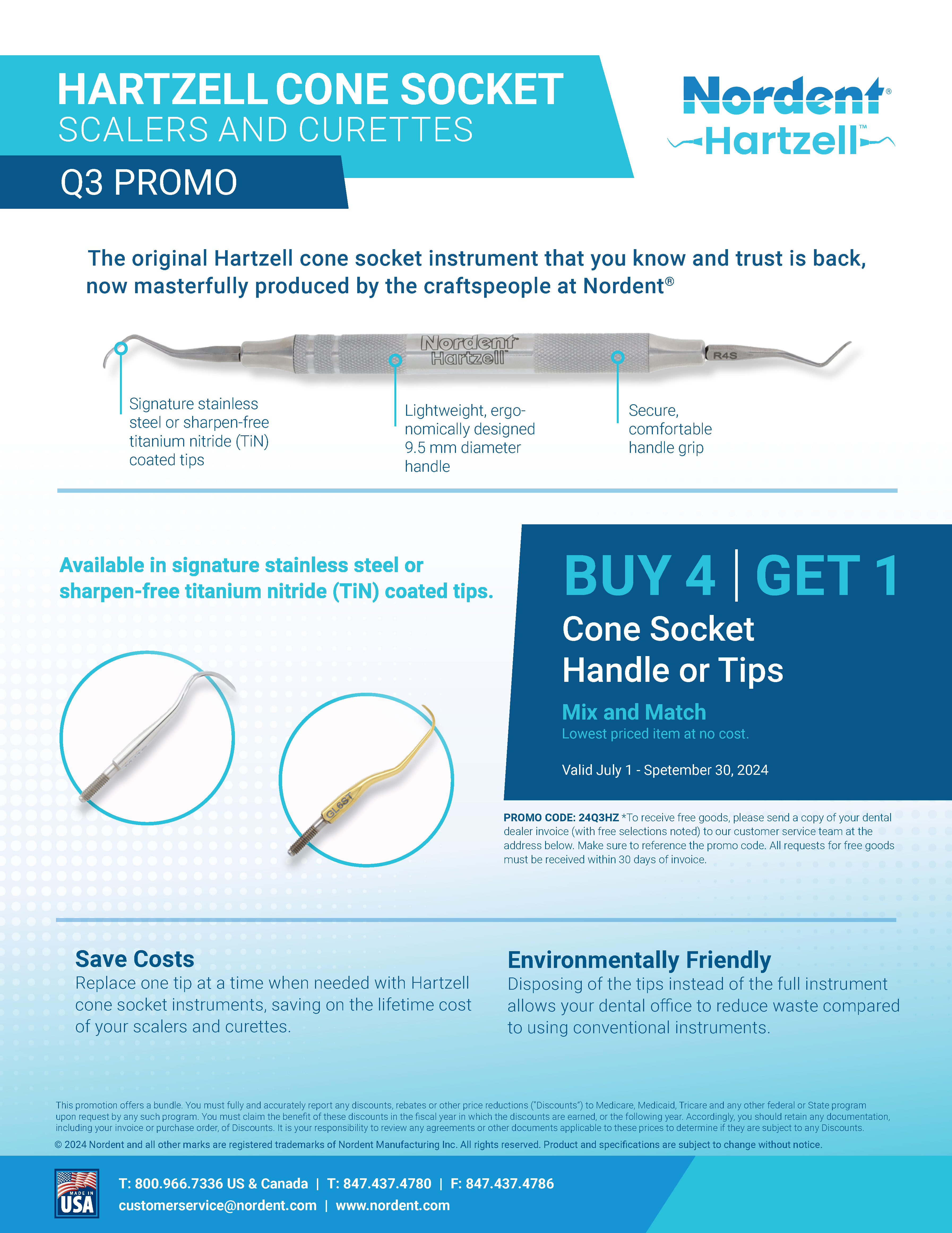 Quarterly Promotions - Nordent Manufacturing