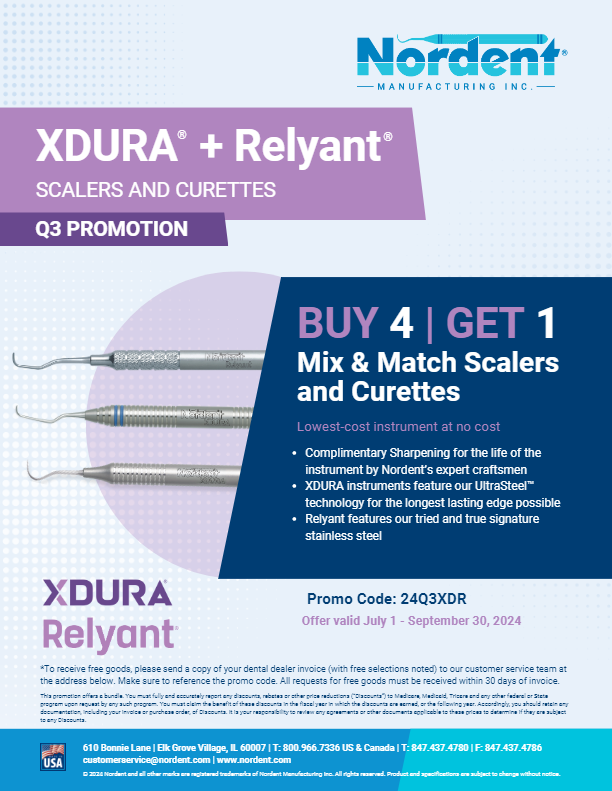 Quarterly Promotions - Nordent Manufacturing