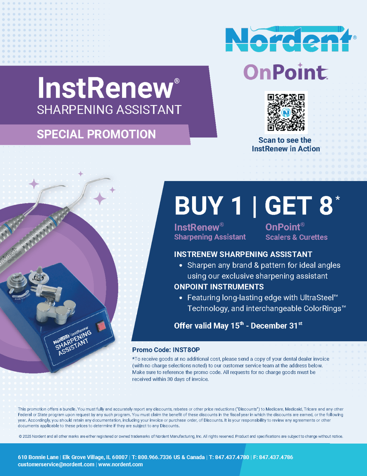 InstRenew® Sharpening Assistant - Nordent Manufacturing